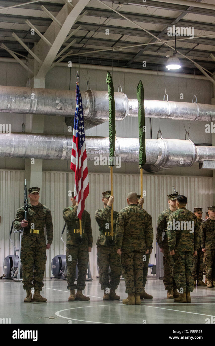 U.S. Marines with 3rd Battalion, 8th Marine Regiment, participate in a ...