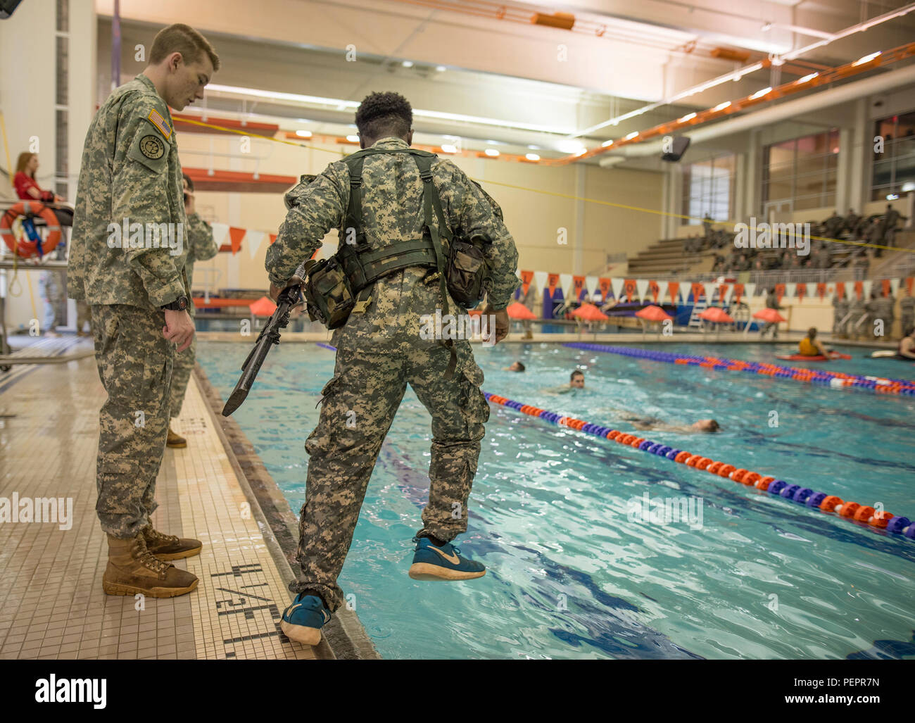 Clemson University Reserve Officers' Training Corps cadet Wesley Pike ...