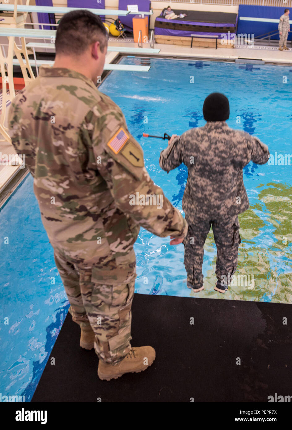 U.S. Army Master Sgt. Joe Medrano, a senior military instructor at ...
