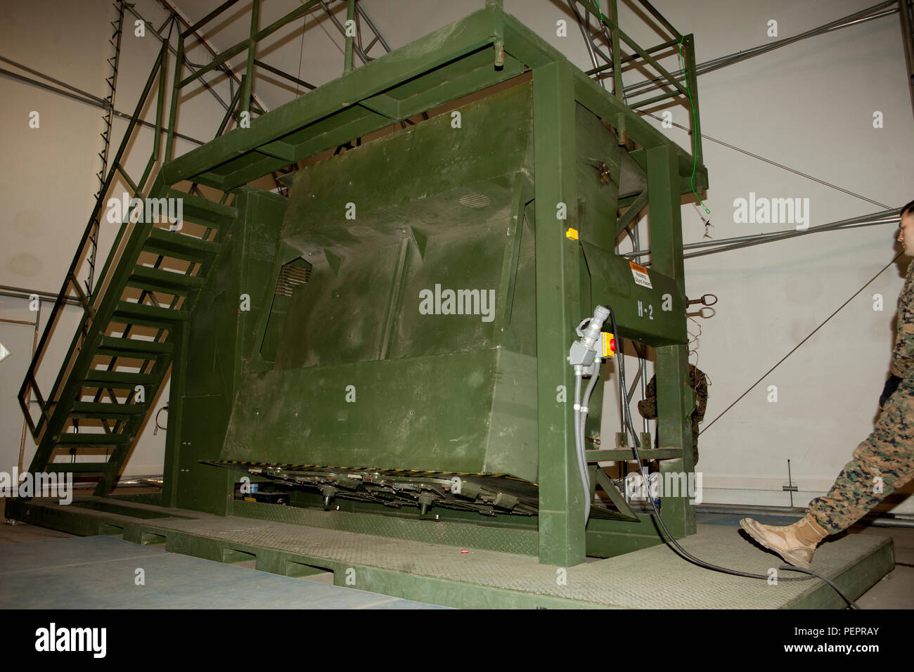 A U.S. Marine with Weapons Co., 2nd Battalion, 1st Marine Regiment, 1st ...