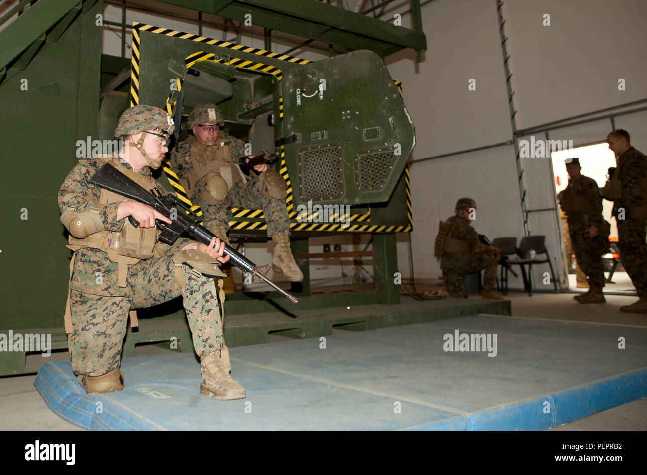 U.S. Marines with Fox Company, 2nd Battalion, 1st Marine Regiment, 1st ...