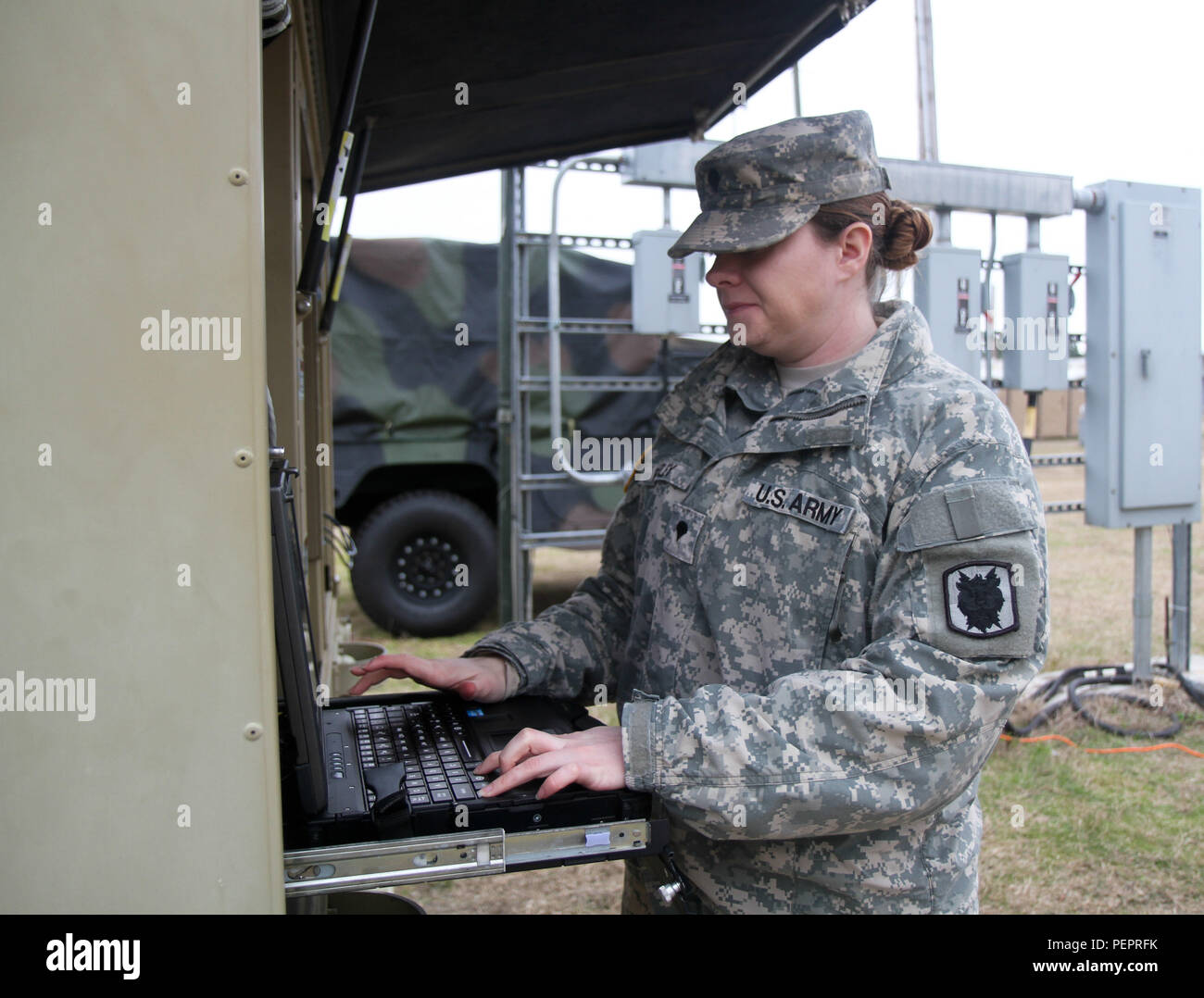 Tactical satellite operator hi-res stock photography and images - Alamy