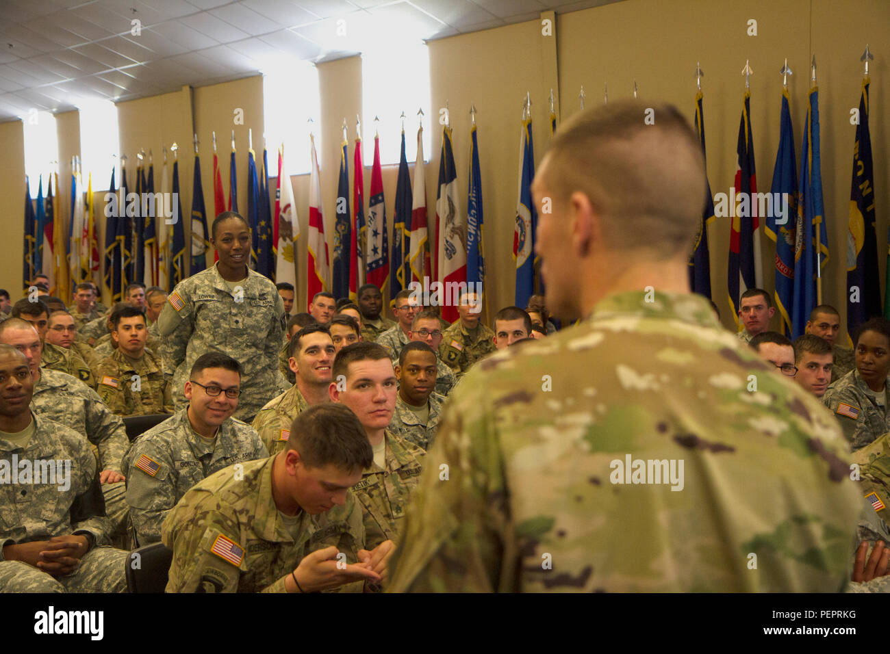 Spc. Kamisha Lowrie, a helicopter armament, electrical and avionics ...