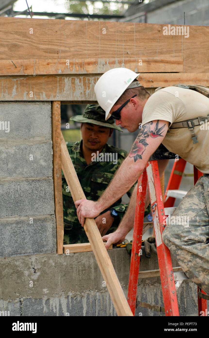 U.S. Army Pfc. Eric Foley with 643rd Engineer Company, Schofield ...