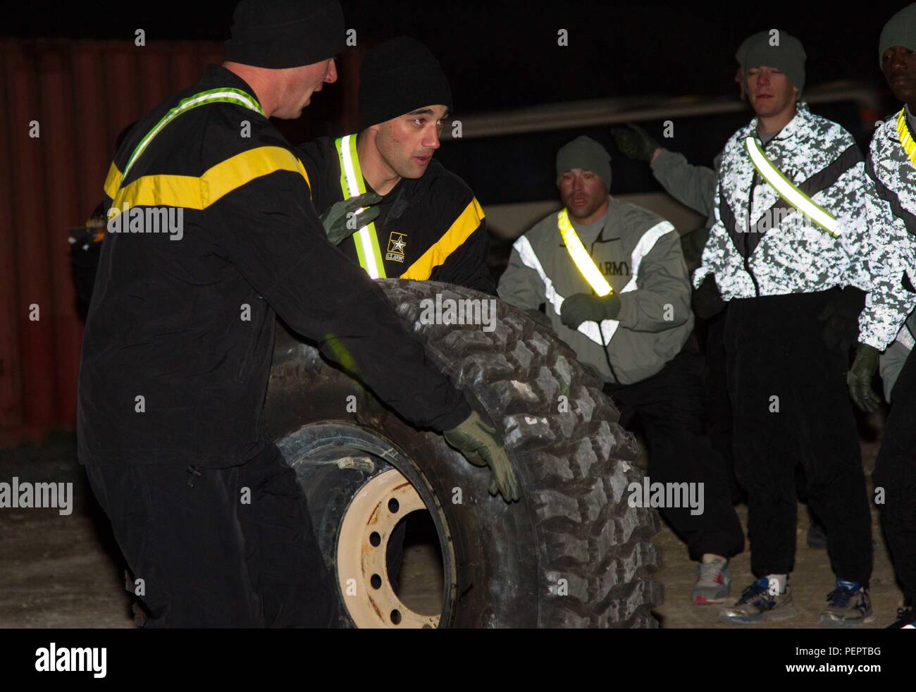 Soldiers with 82nd Engineer Battalion, 2nd Armored Brigade Combat Team ...