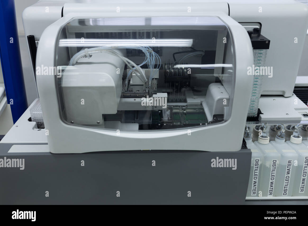 Machine in blood bank Stock Photo - Alamy