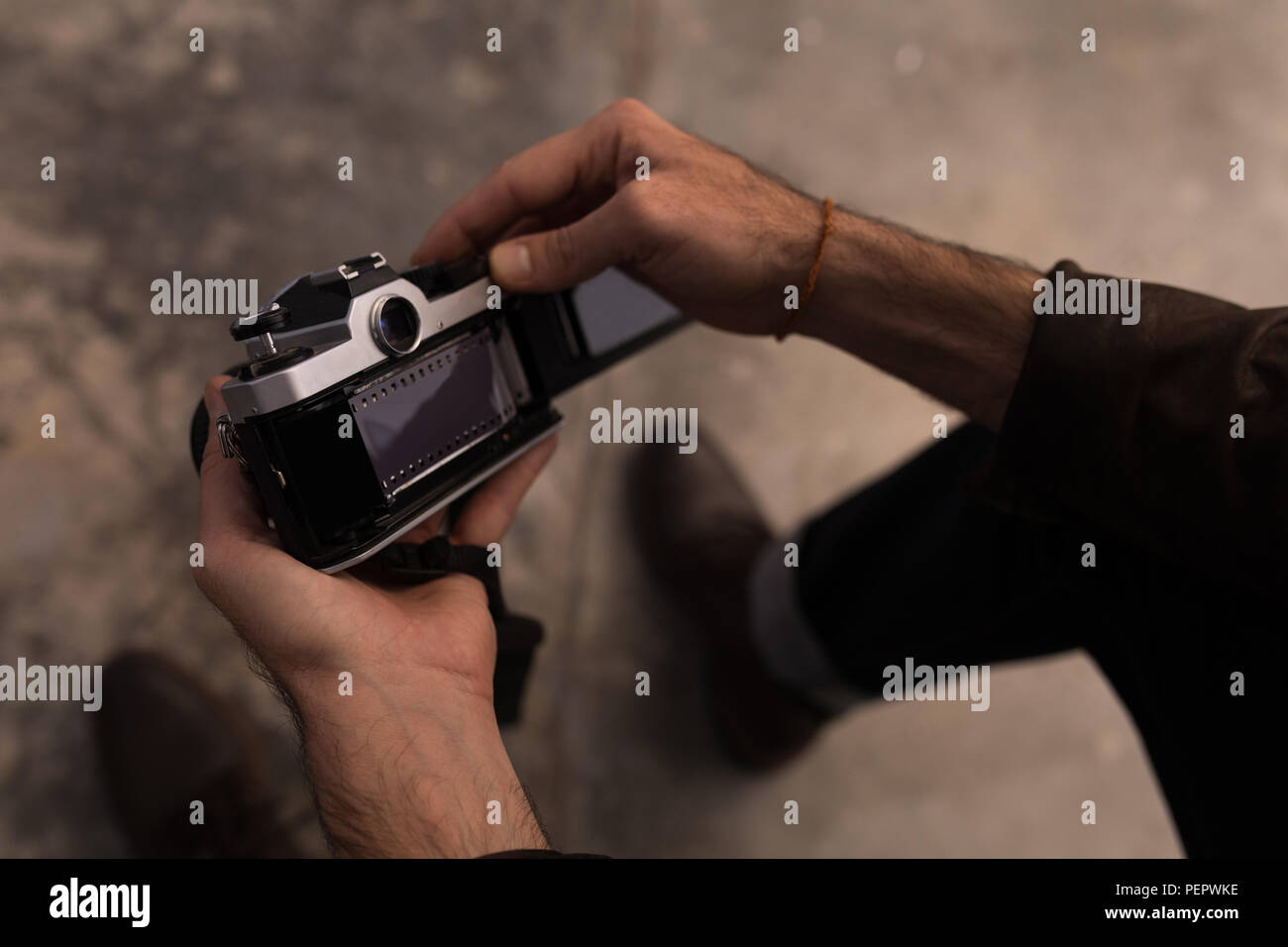 Man photographer holding digital hi-res stock photography and images ...