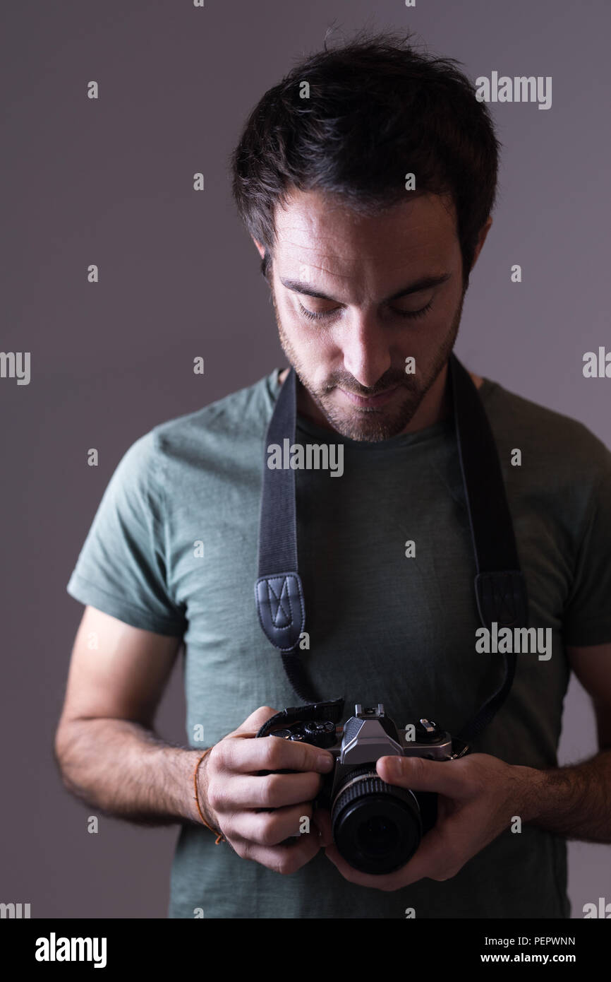 Male photographer studio hi-res stock photography and images - Alamy