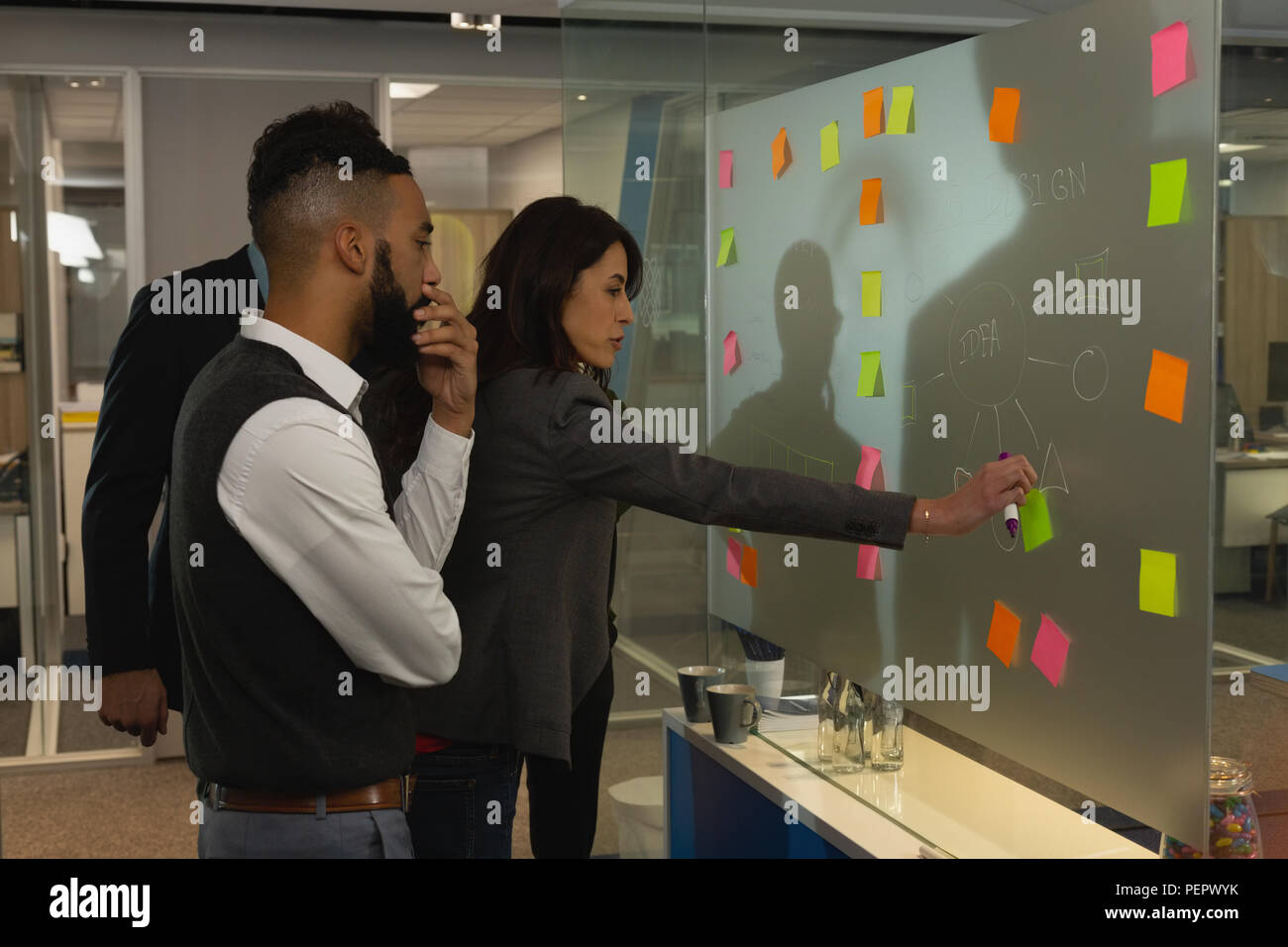 Business meeting notes board hi-res stock photography and images - Alamy