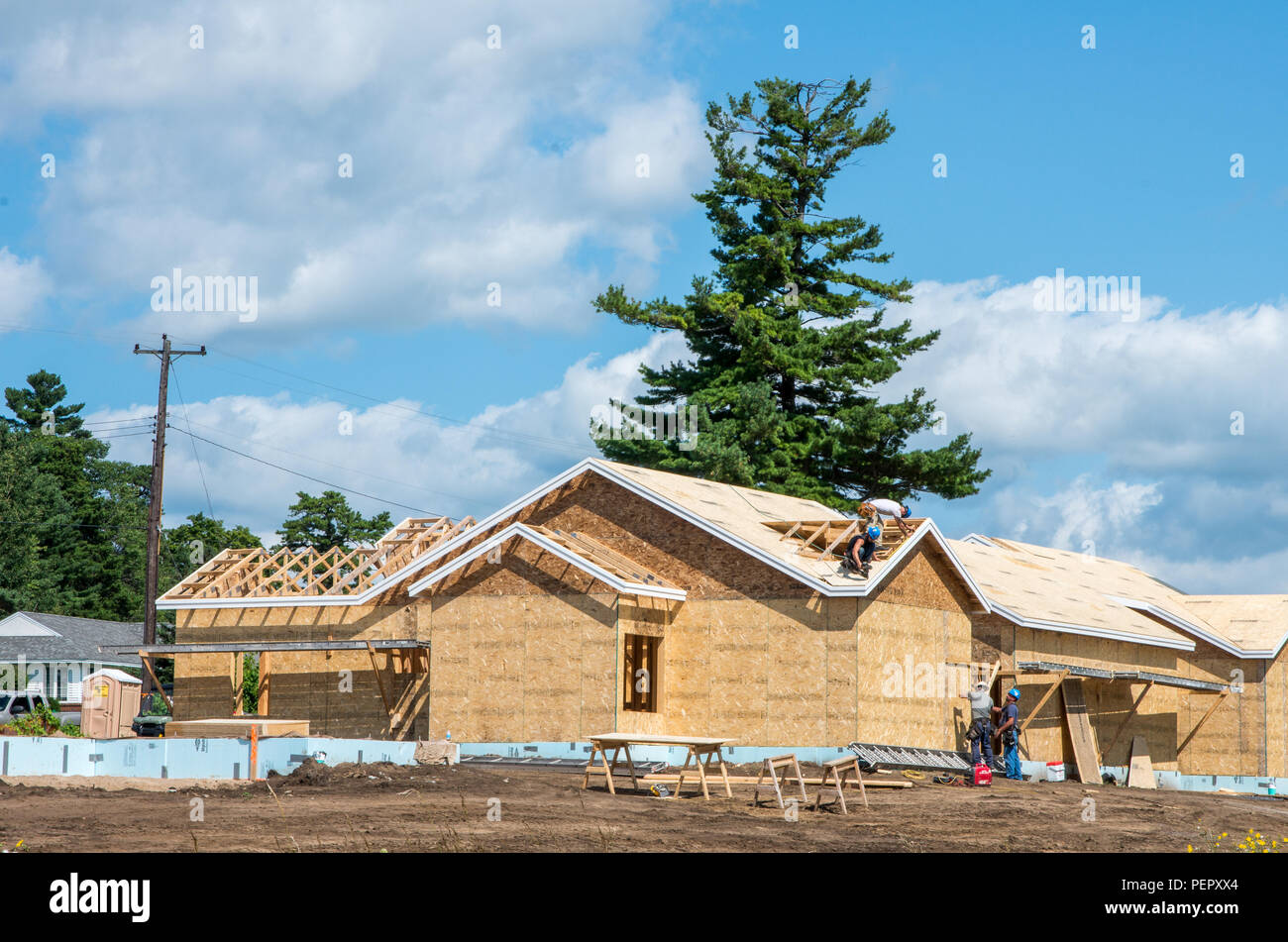 new home construction Stock Photo - Alamy