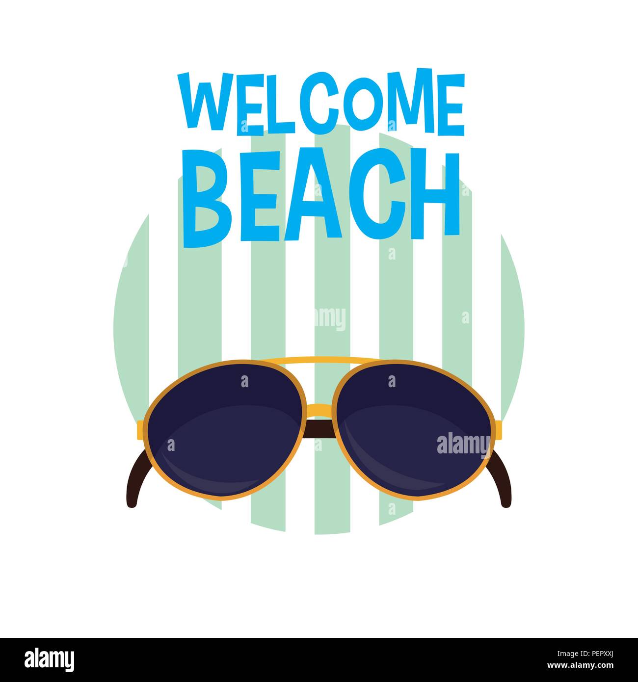 Beach tropical summer cartoons hi-res stock photography and images - Alamy
