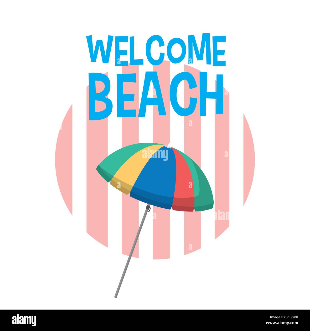 Welcome to resort Cut Out Stock Images & Pictures - Alamy