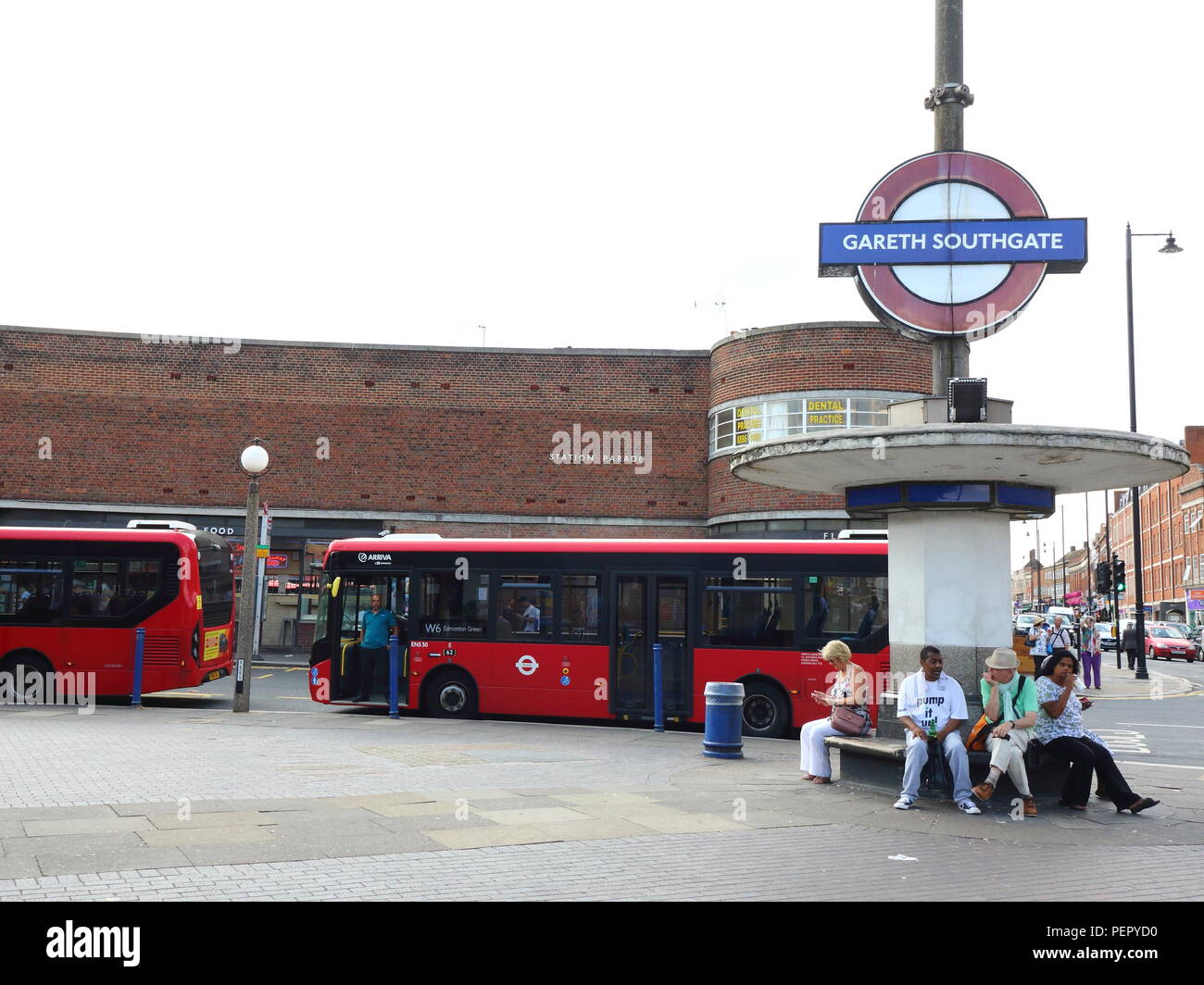 Southgate station on London Underground's Piccadilly Line, has ...
