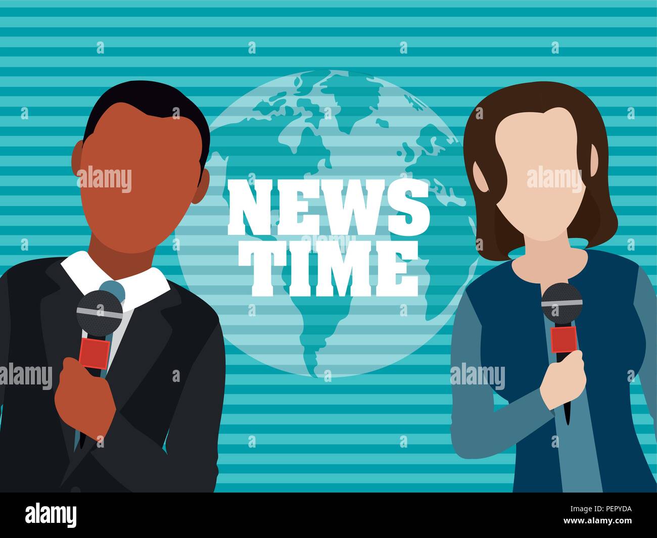 News time cartoons Stock Vector Image & Art - Alamy