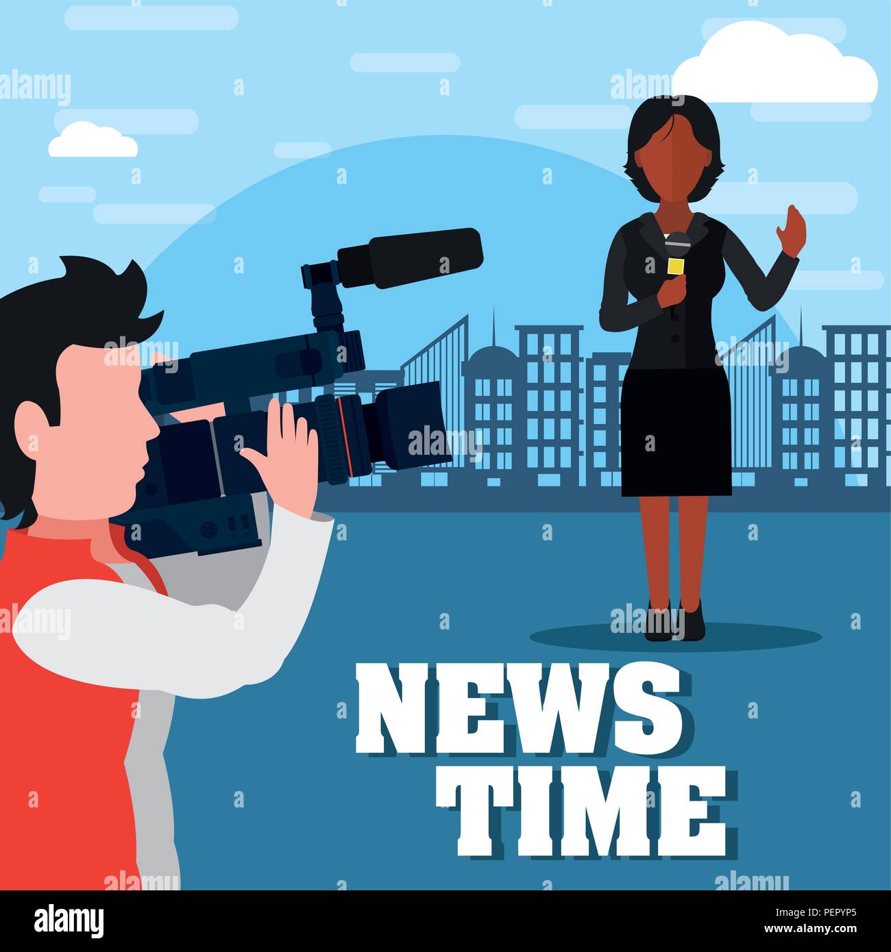 News cartoons Stock Vector Images - Alamy