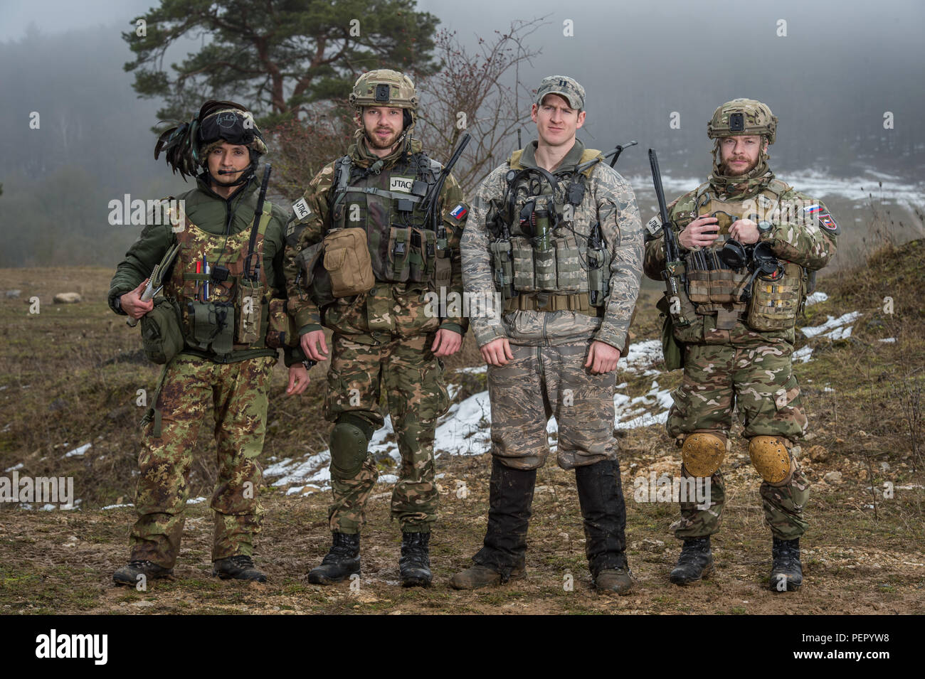 Slovenian and Italian Army Joint Terminal Attack Controller soldiers ...