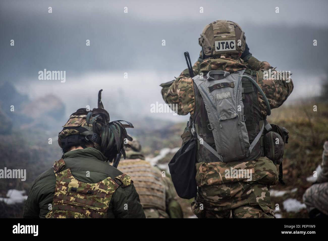 Slovenian and Italian Joint Terminal Attack Controllers (JTAC), train ...
