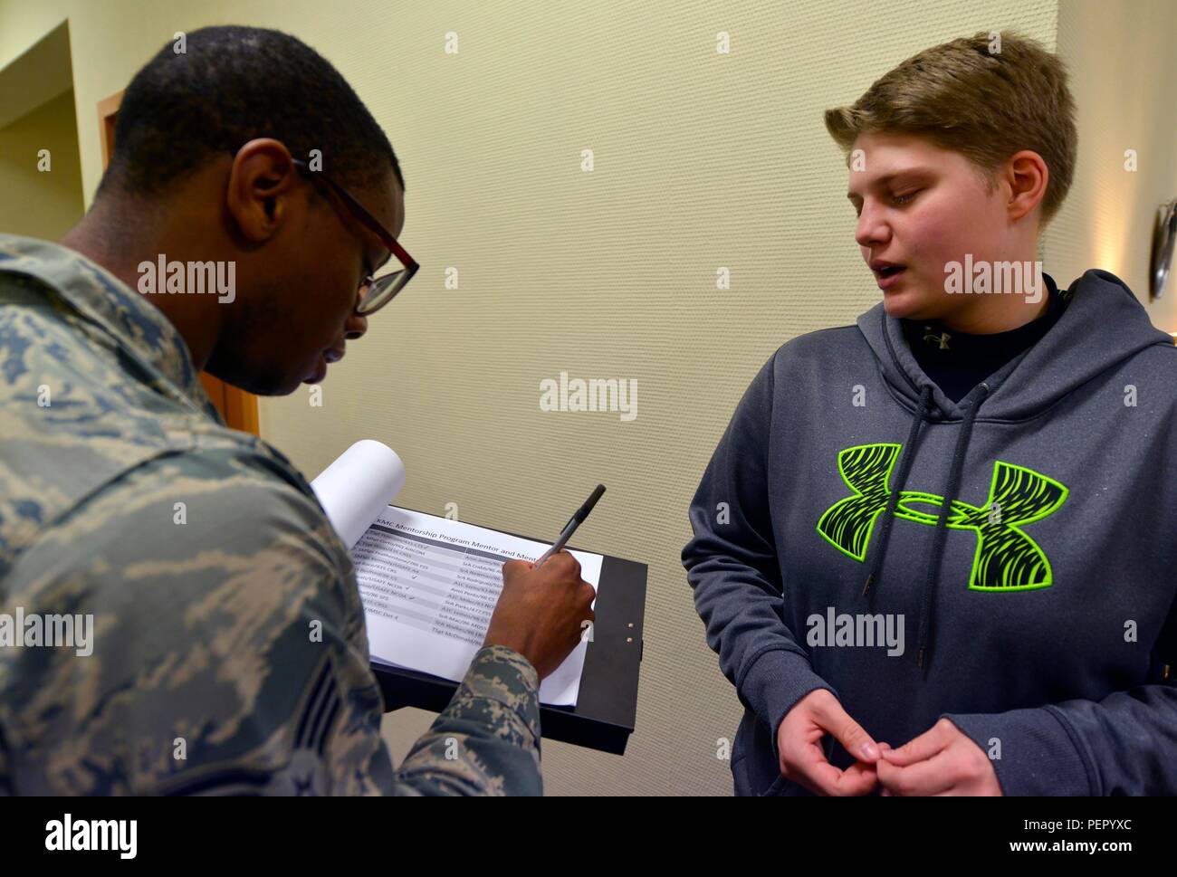 Senior Airman Richard Hellen, 569th U.S. Forces Police patrolman and ...