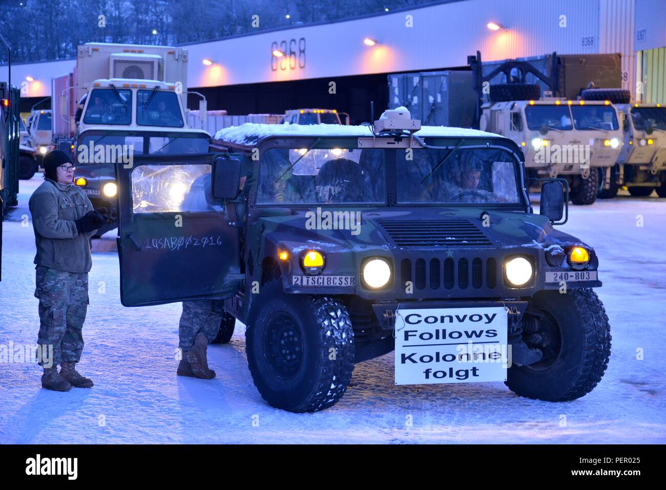 Soldiers assigned to 240th Quartermaster Support Company, 18th Combat ...