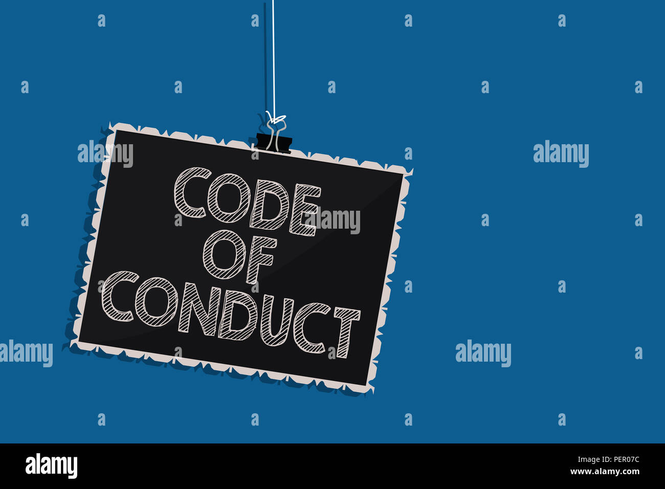 Writing note showing Code Of Conduct. Business photo showcasing Ethics ...
