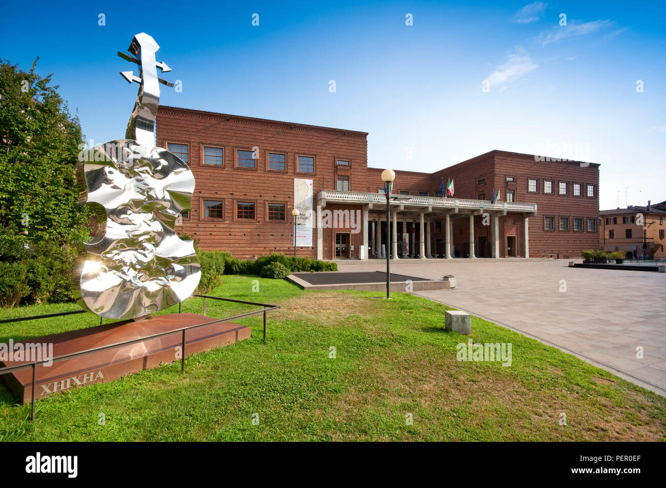 Italy, Lombardy, Cremona, Piazza Guglielmo Marconi Square, Museo del ...