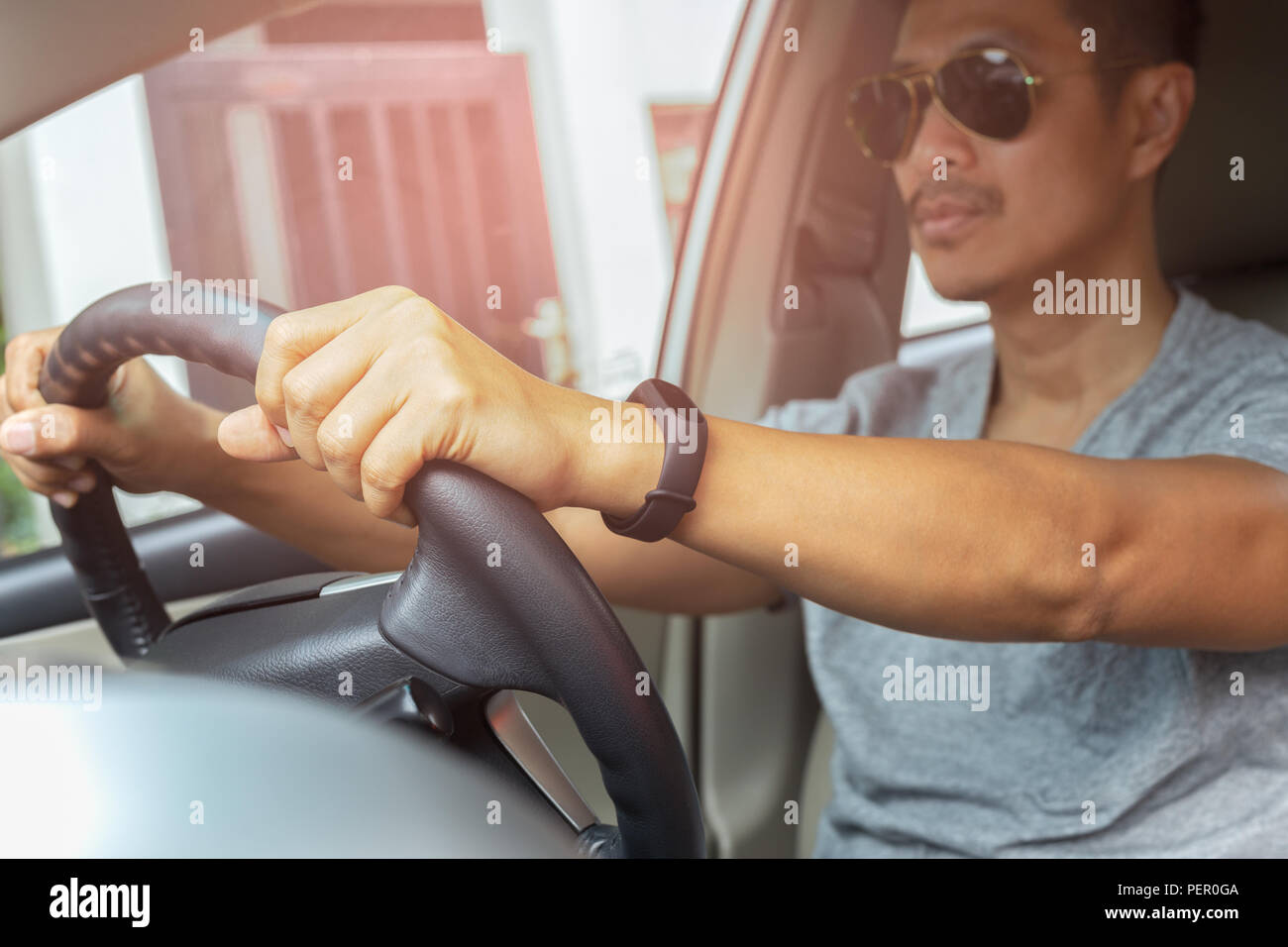 Asian guy face hi-res stock photography and images - Alamy