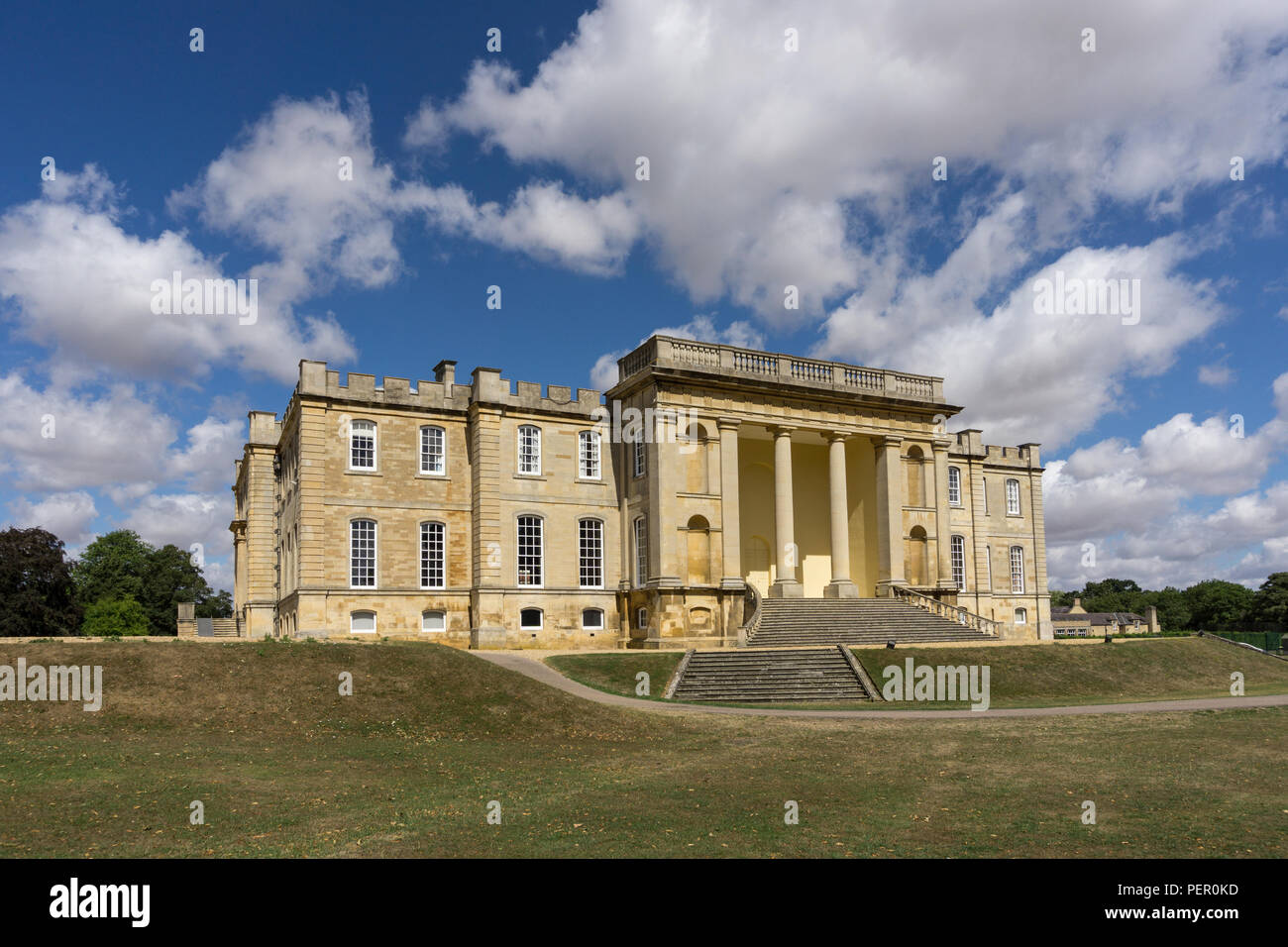 Kimbolton Castle, the final home of Catherine of Aragon; it dates from ...