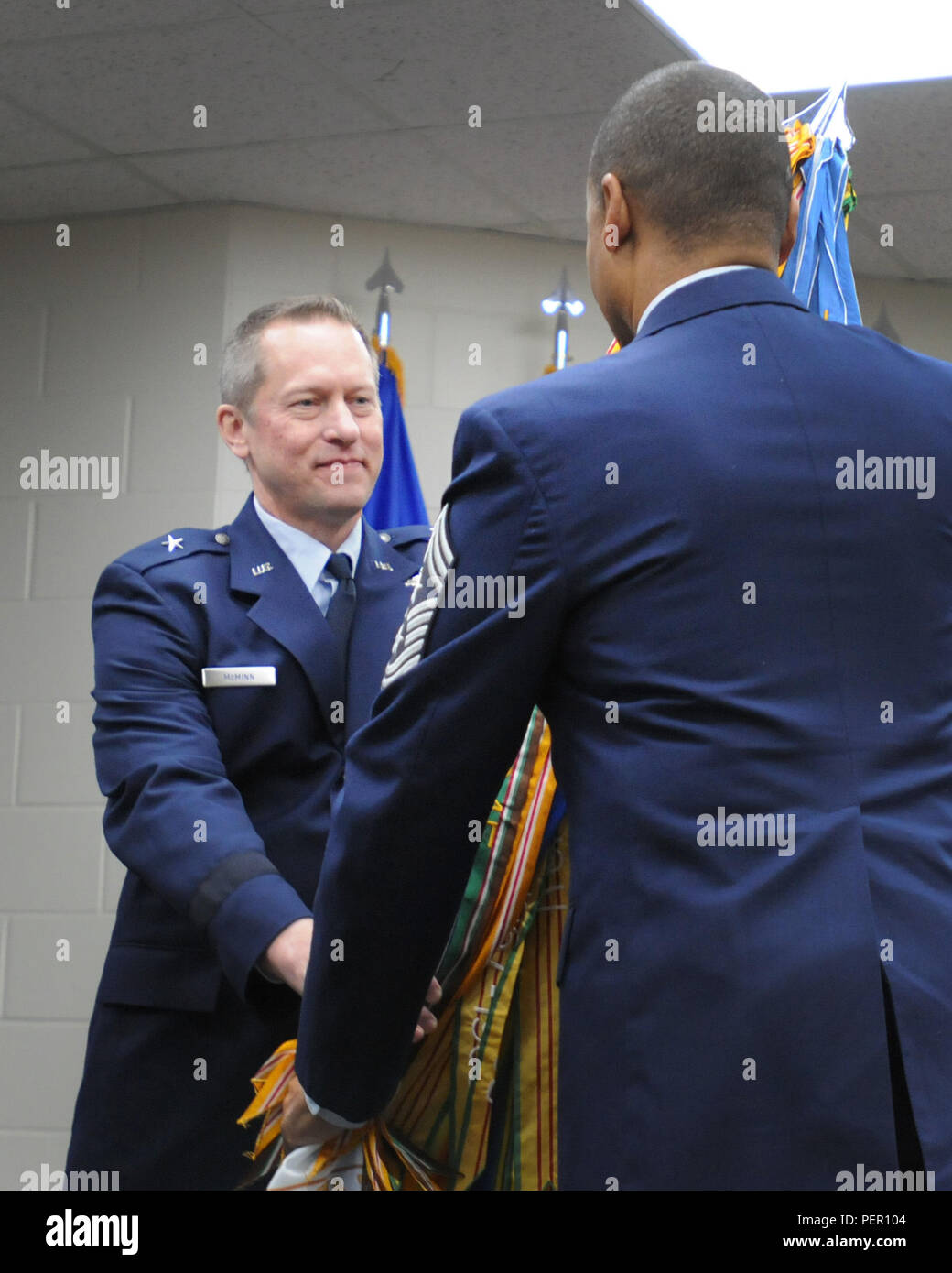 Brig. Gen. David M. McMinn, commander of the Texas Air National Guard ...