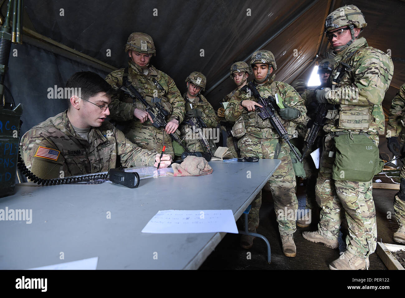 U.S. paratroopers, assigned to 2nd Battalion, 503rd Infantry Regiment ...