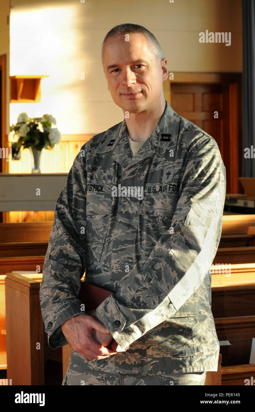 Oregon Air National Guard Capt. Rory Pitstick, the chaplain assigned to ...