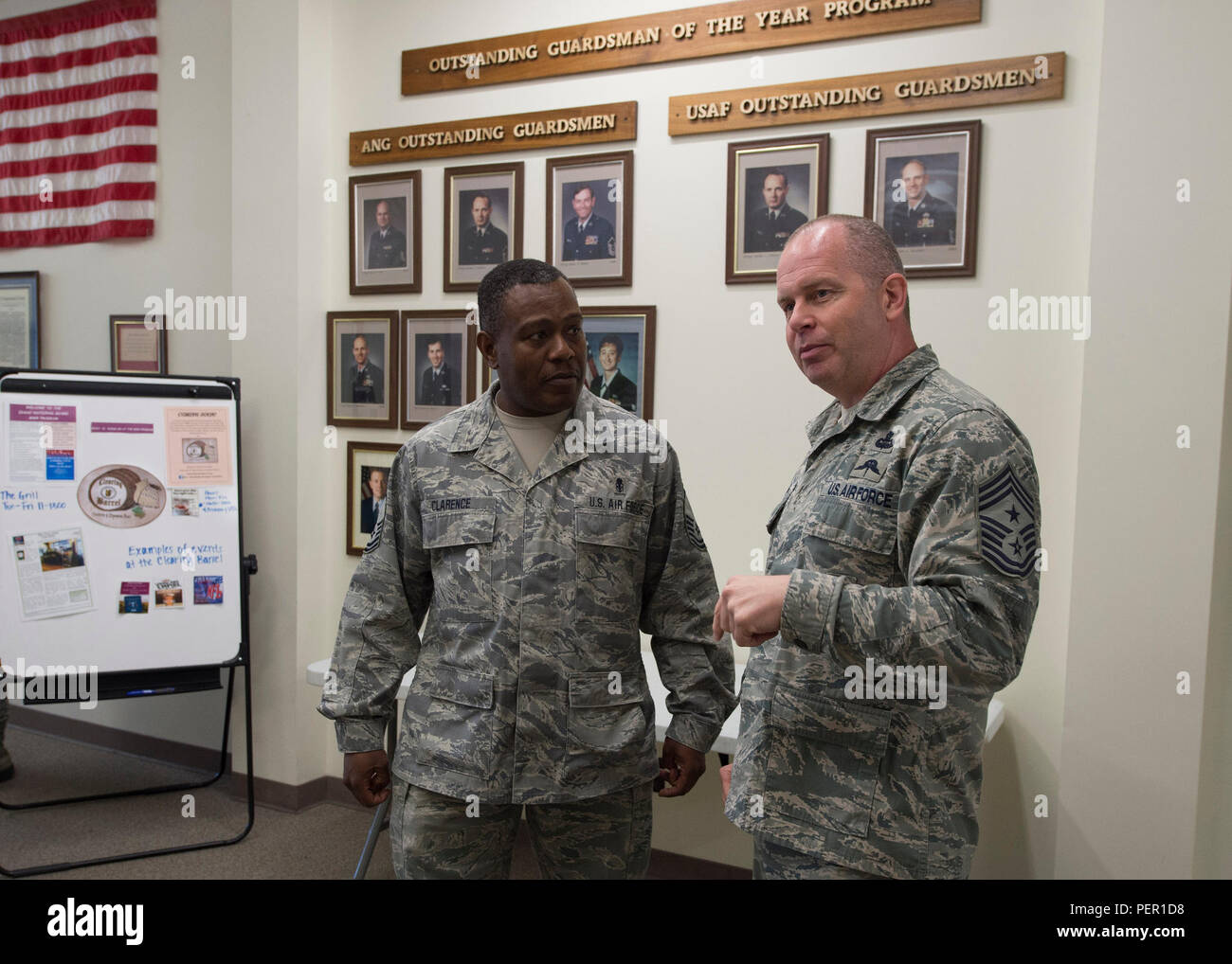 Command Chief Master Sgt. of the Air National Guard James W. Hotaling ...