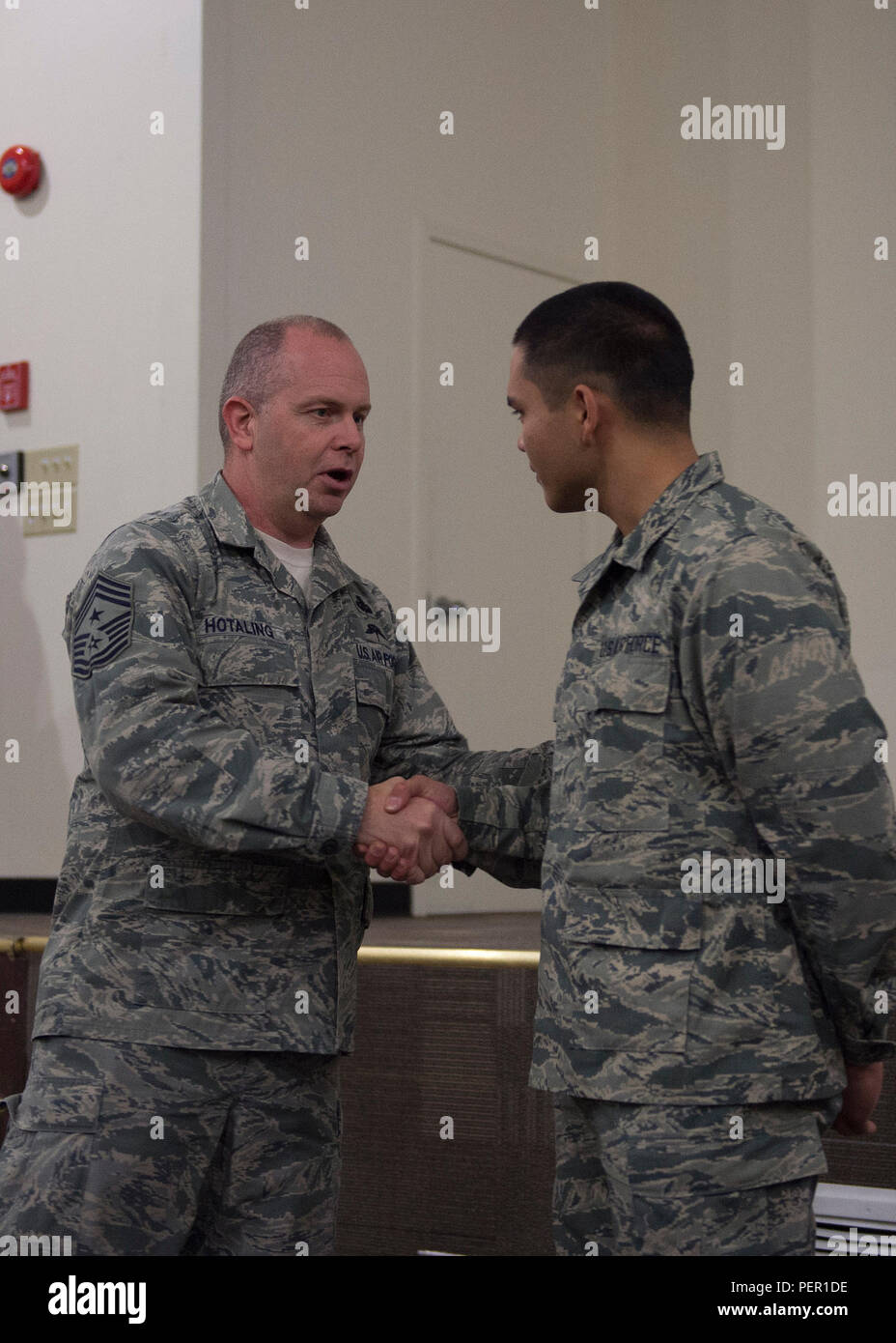 Command Chief Master Sgt. of the Air National Guard James W. Hotaling ...