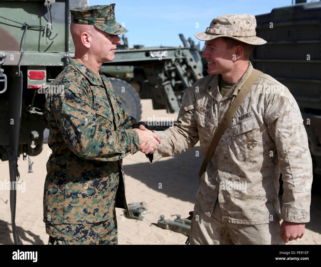 Brigadier General David A. Ottignon, 1st Marine Logistics Group ...
