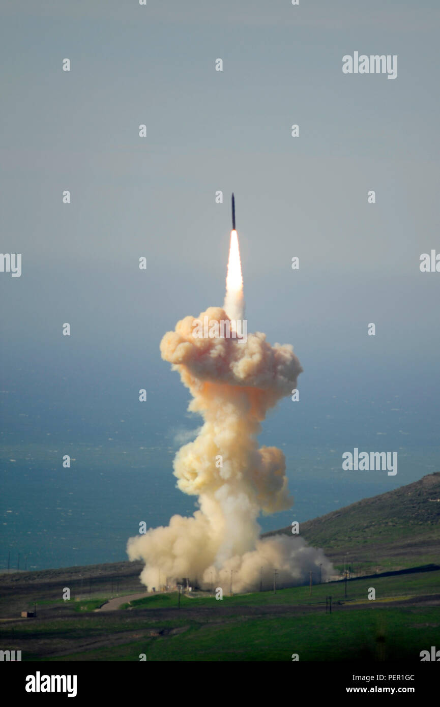 A long-range ground-based interceptor is launched from Vandenberg Air ...