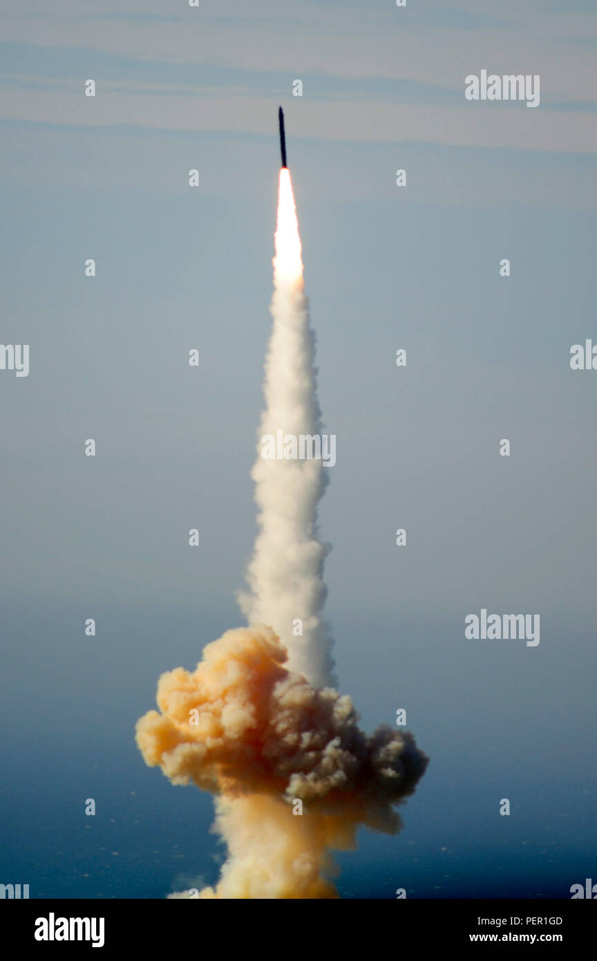 A long-range ground-based interceptor is launched from Vandenberg Air ...
