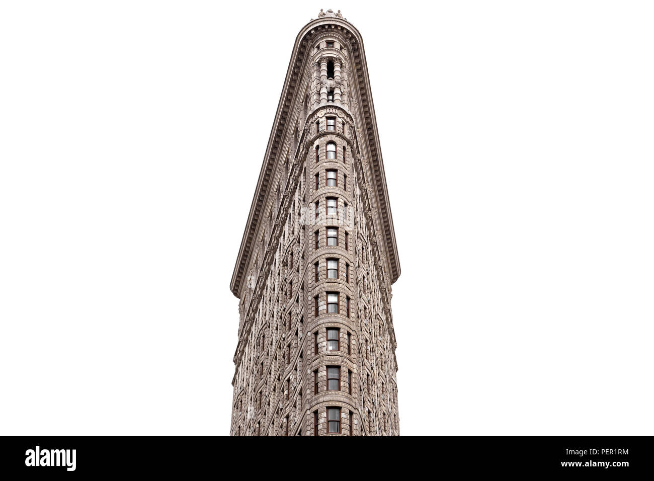 Landmark Architecture Exterior of Flatiron Building in New York City ...
