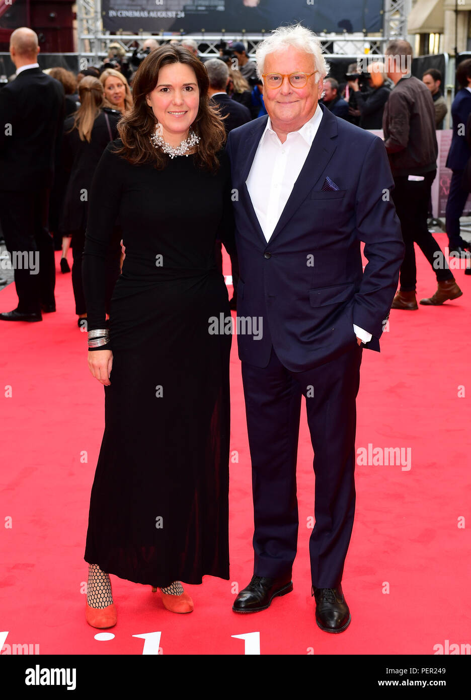 Richard Eyre and Lucy Eyre attending the Children Act Premiere, London ...