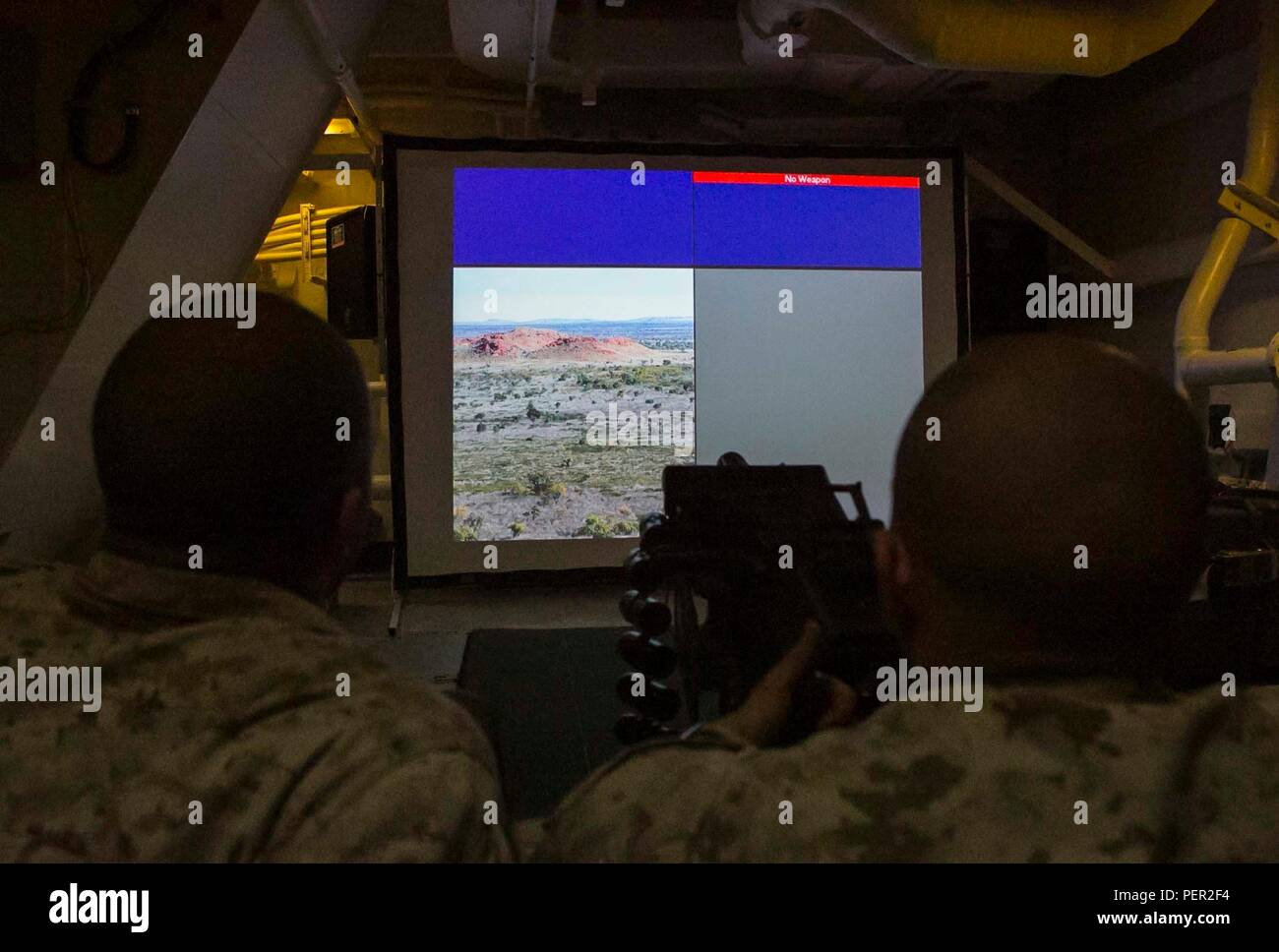 U.S. Marine Cpl. Omar Puente, a radio operator with Fox Company ...