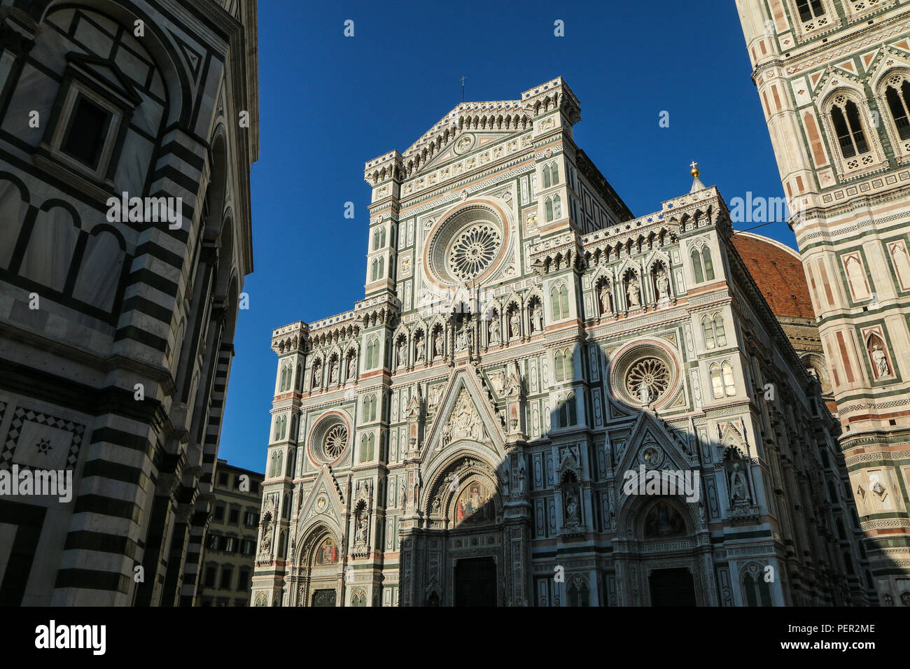 A detail picture of the famous cathedral Cattedrale di Santa Maria del ...