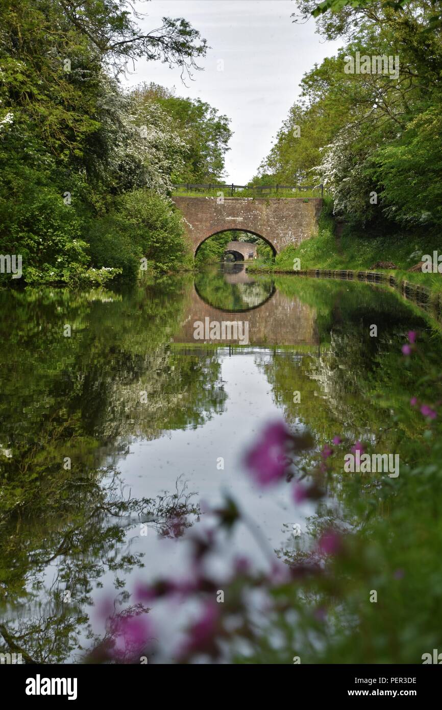 British canals network photography in the countryside around Birmingham ...