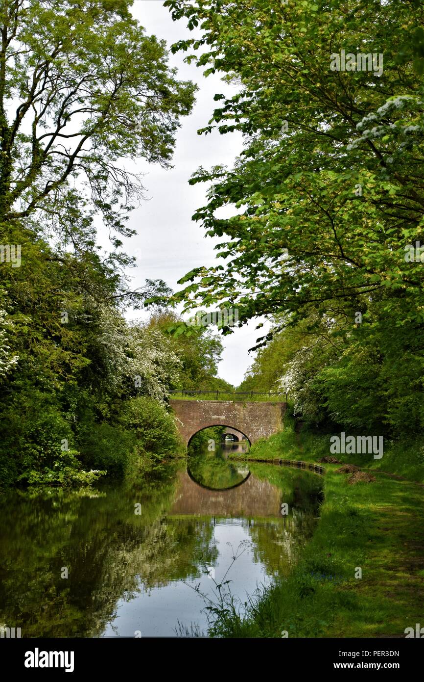 British canals network photography in the countryside around Birmingham ...