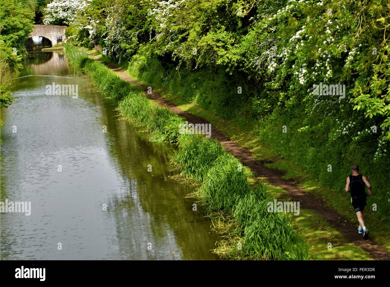 British canals network photography in the countryside around Birmingham ...