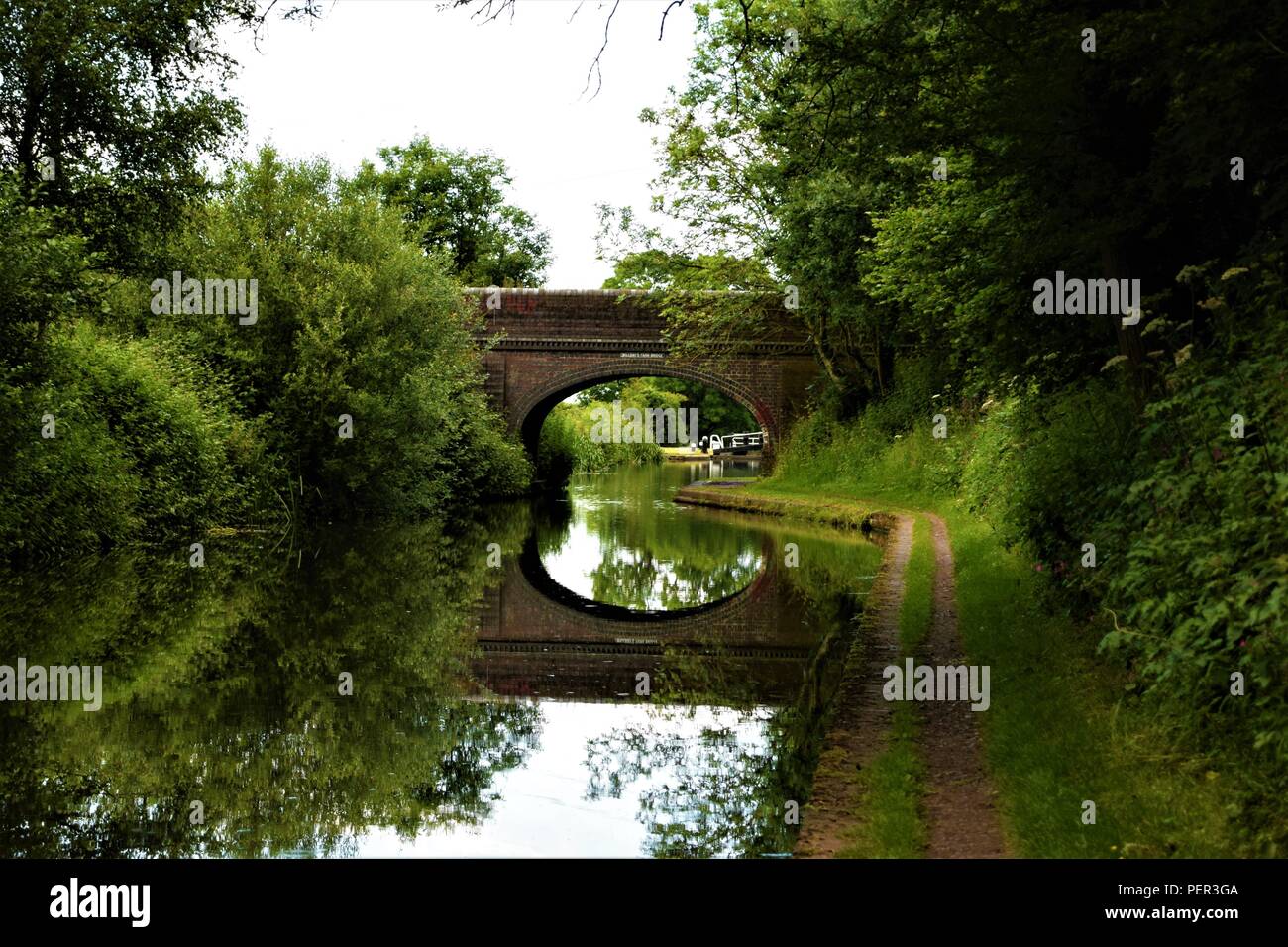 British canals network photography in the countryside around Birmingham ...
