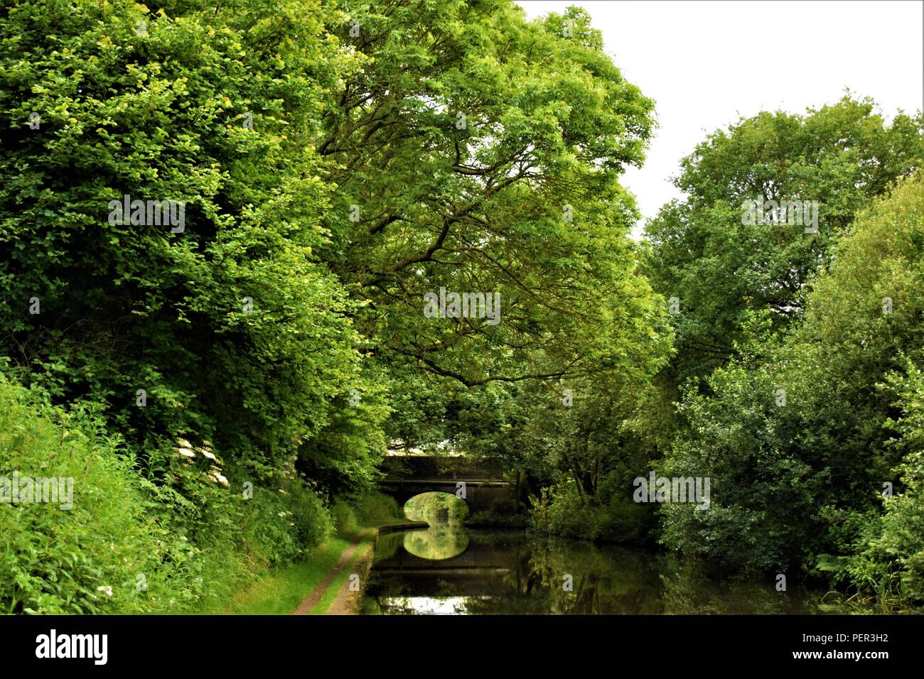 British canals network photography in the countryside around Birmingham ...