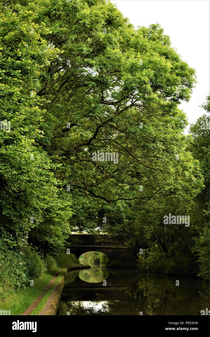 British canals network photography in the countryside around Birmingham ...