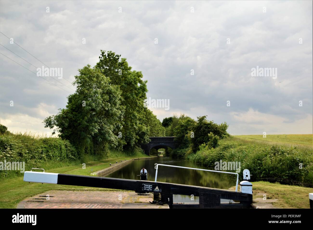 British canals network photography in the countryside around Birmingham ...