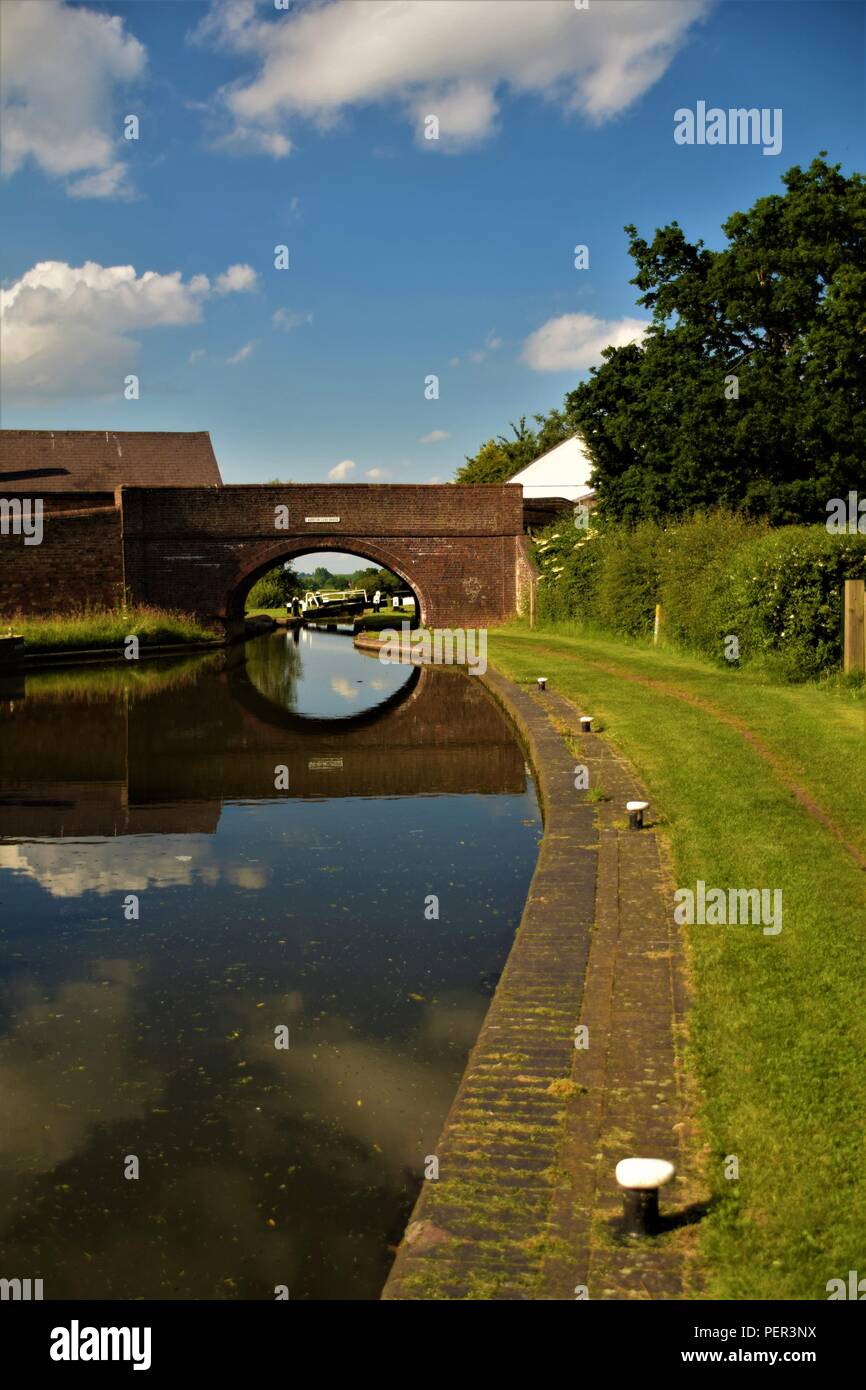 British canals network photography in the countryside around Birmingham ...