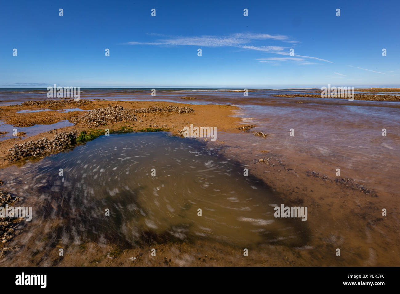 Old hunstanton rock pool hi-res stock photography and images - Alamy