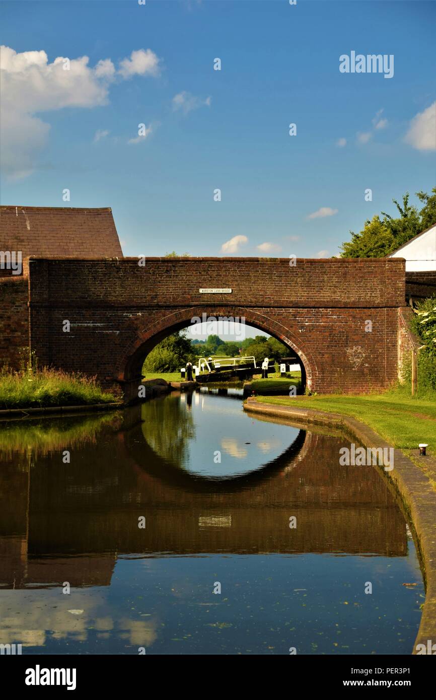 British canals network photography in the countryside around Birmingham ...