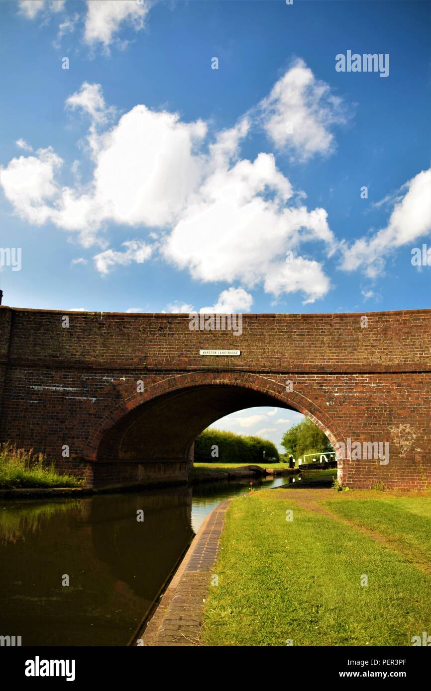 British canals network photography in the countryside around Birmingham ...